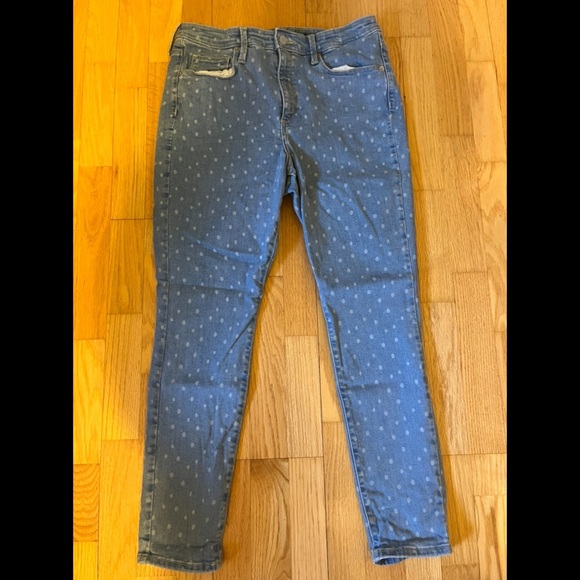 Universal Thread | Jeans | High Rise Skinny Polka Dot Jean | Poshmark